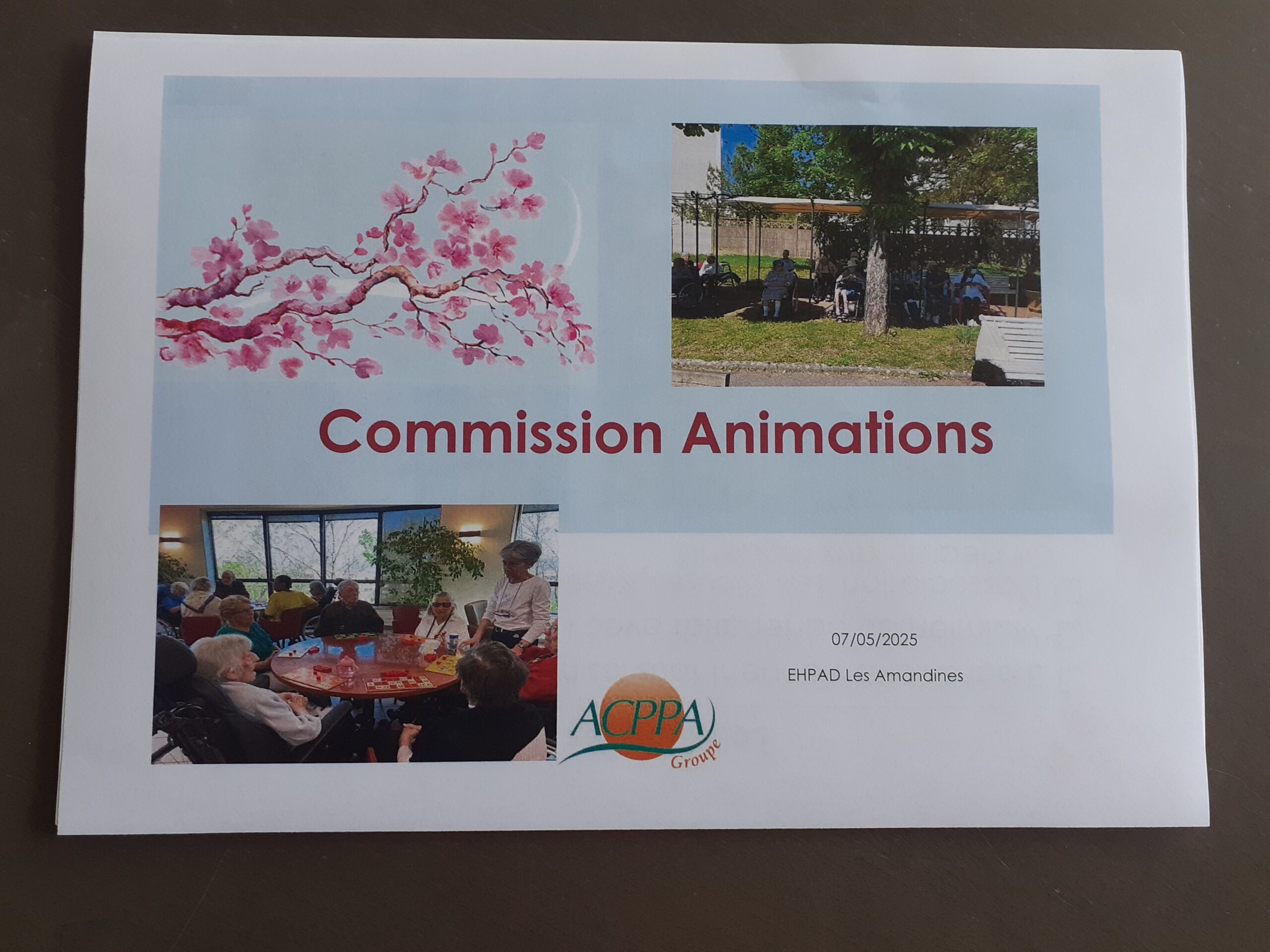 2ème commission Animations de 2025 - Les Amandines
